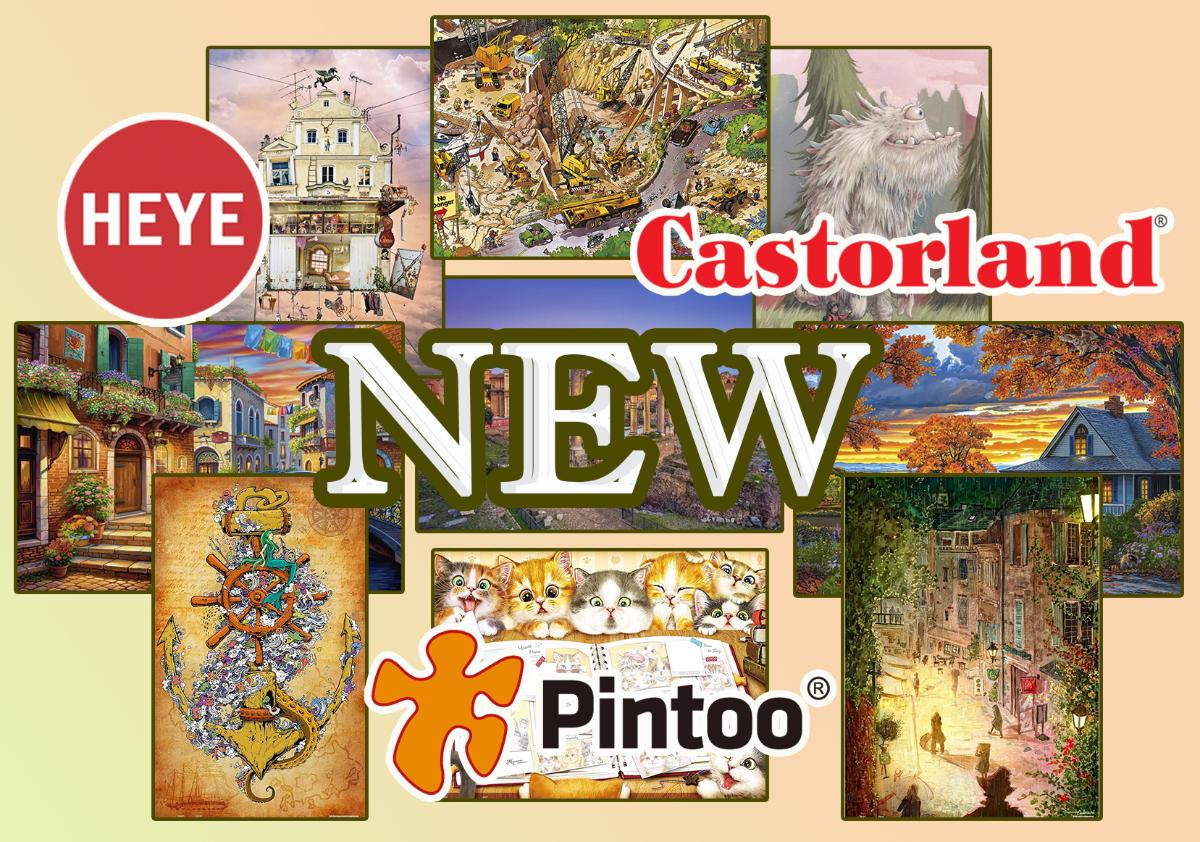 Новости магазина 1001 Пазл: Новинки января 2025 - Pintoo, Heye и Castorland